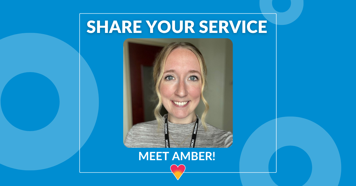 Share Your Service: Meet Amber! - Horizon Health Services